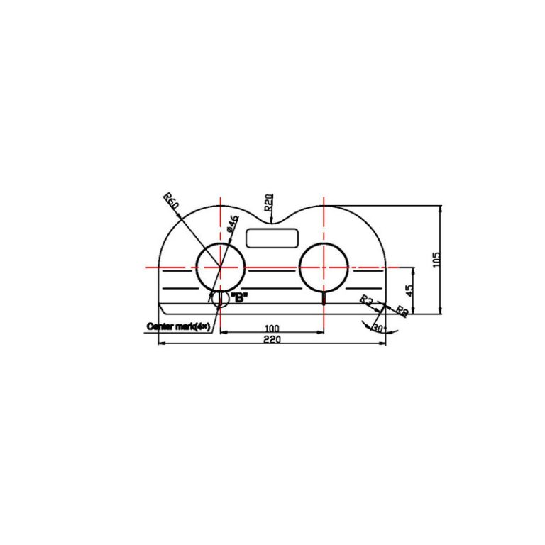 Double lashing plate (eye) – Marine Lashing Equipment