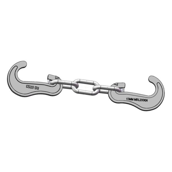 Long link lashing chains 9-11-13 mm, assembled – Marine Lashing Equipment
