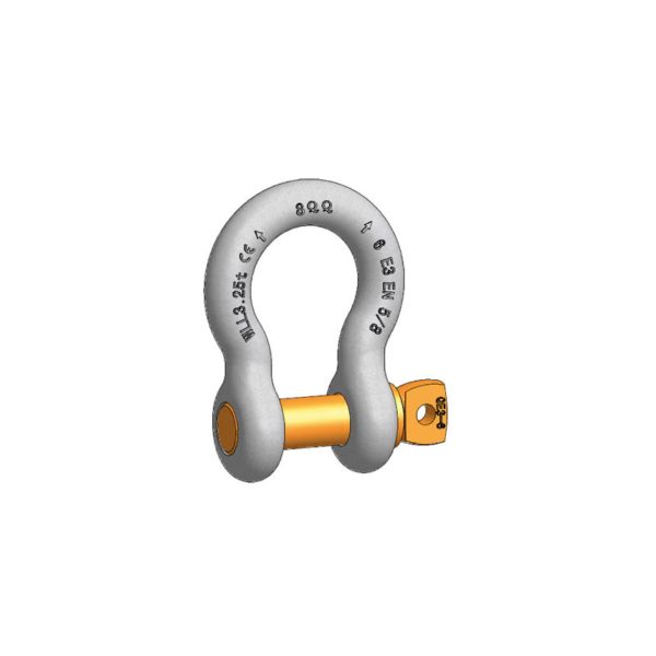 Bow shackles screw pin – EN13889 (Production China) – Marine Lashing ...